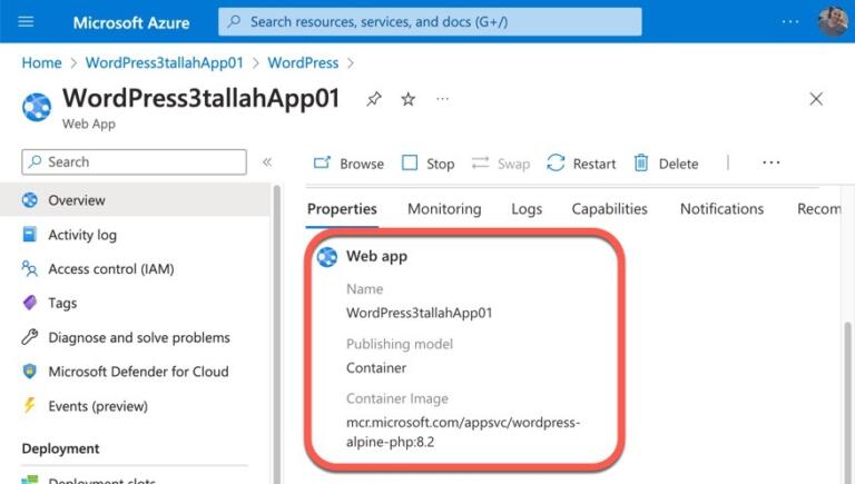 How To Create WordPress Site On Azure App Service - 3tallah