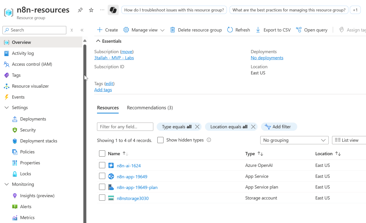 One-Click Deployment Of N8n On Azure With Automation Scripts (Step-by-Step) - 3tallahBlog